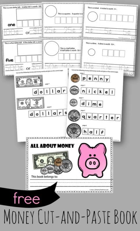 FREE Sorting Coins Printable Money Mats