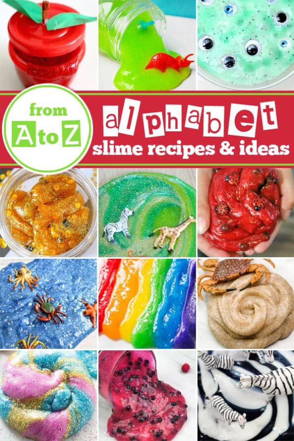 A to Z of Slime Ideas & Recipes