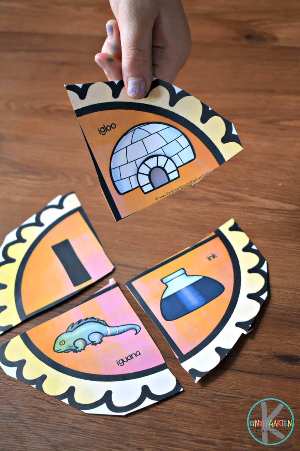 FREE Pumpkin Pie Printable Phonics Games for Kindergarten