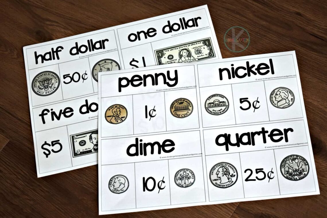 FREE Teaching Money Puzzles for Kids