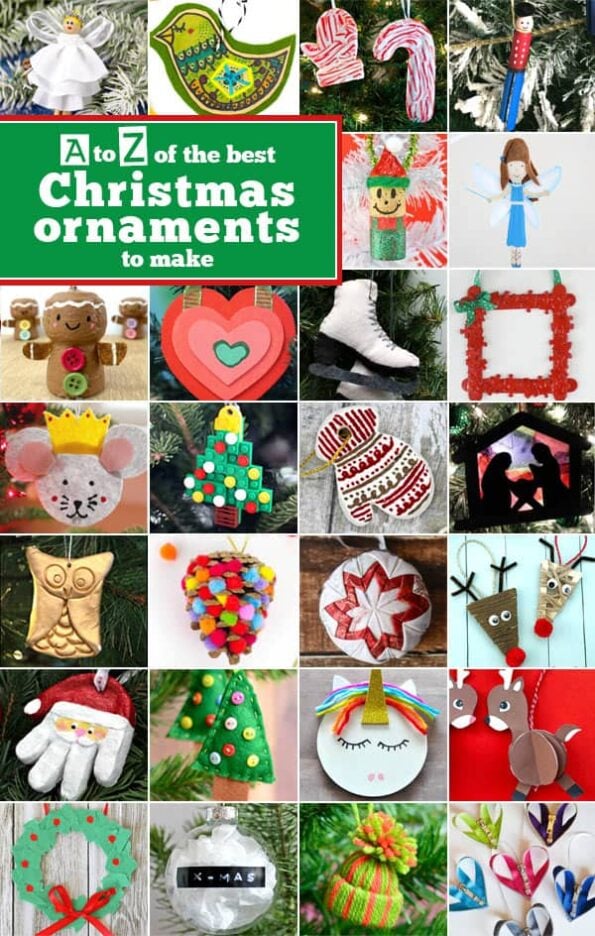 🎄 Kindergarten Christmas Ornaments from A to Z