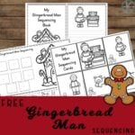 Free Gingerbread Man Sequencing Activity