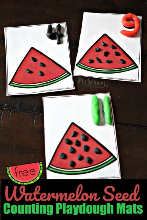 🍉 FREE Printable Watermelon Rhyming Words Worksheets
