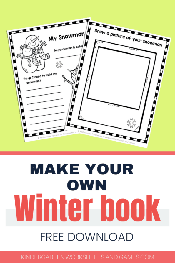 ️ FREE Printable Winter Worksheets for Kindergarten