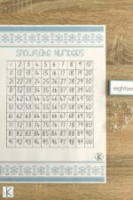 ️ FREE Snowflake Numbers - Winter Counting to 100 Printable Activity