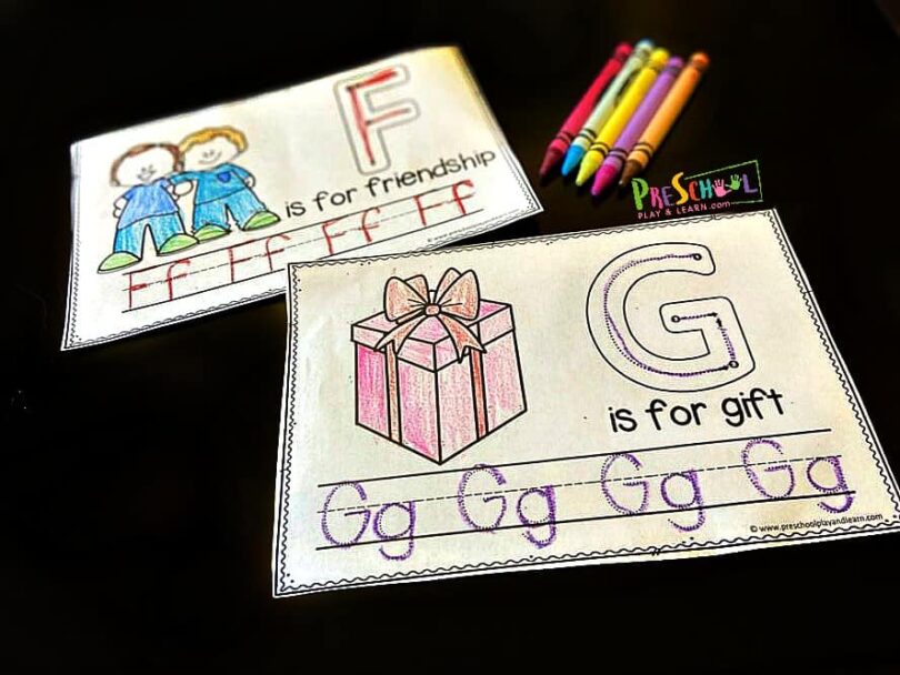 💕 FREE Valentine's Day Printable Alphabet Worksheets