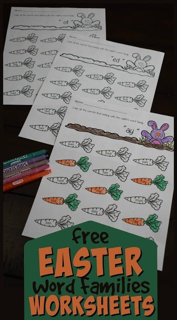 FREE Phonics Easter Eggs Activity for Kindergarten