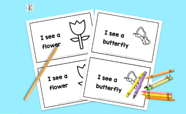 FREE Printable Spring Emergent Readerss and Activity for Kindergarten