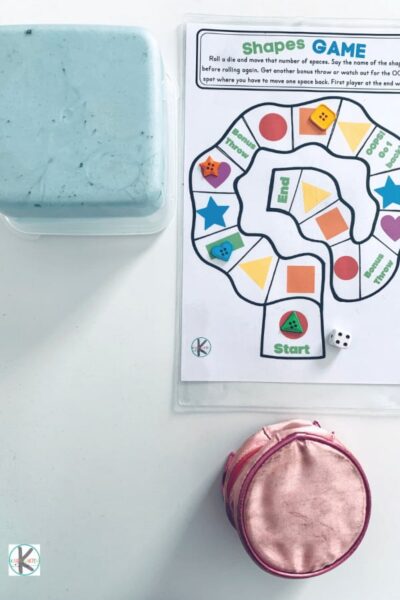 🔵🔺🟨 FREE Printables Shapes Games for Kindergarten