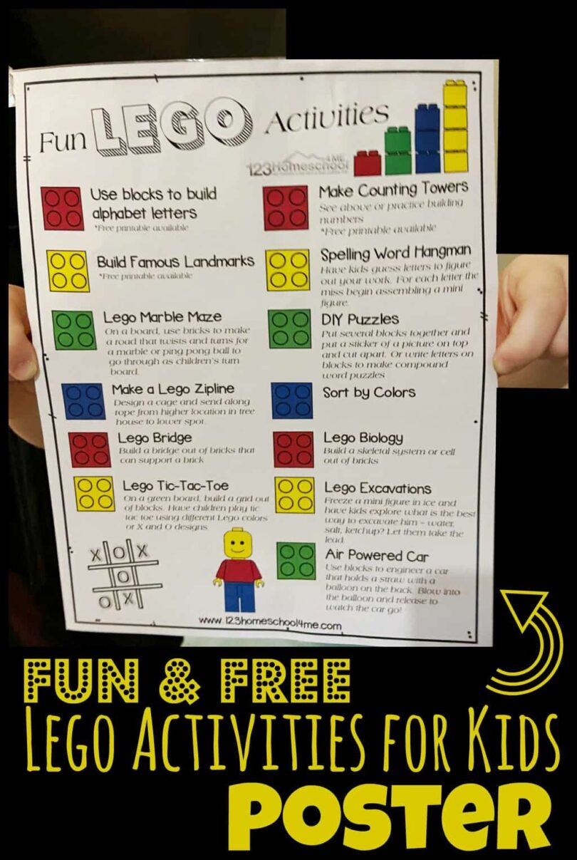👮‍♀️🩺👩‍🚒 FREE Lego Community Helpers Printable Challenge