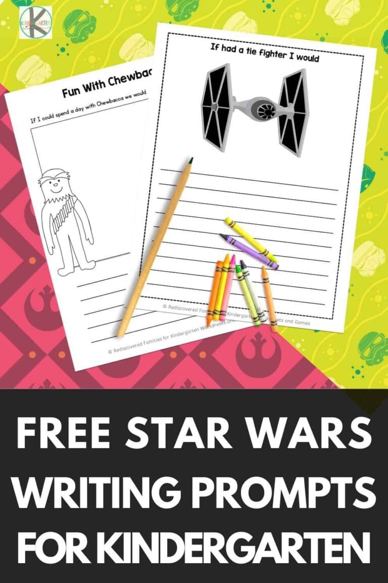 ️ FREE Winter Writing Prompts Worksheets for Kindergarten