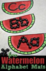 🍧 FREE Summer Counting Playdough Mats using a Ten Frame Printable