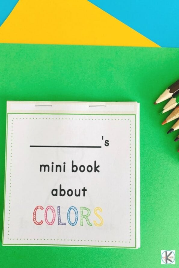 FREE Printable Color Mini Book for Kids