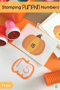 Pumpkin Number Sense Math Activity for Kindergarten