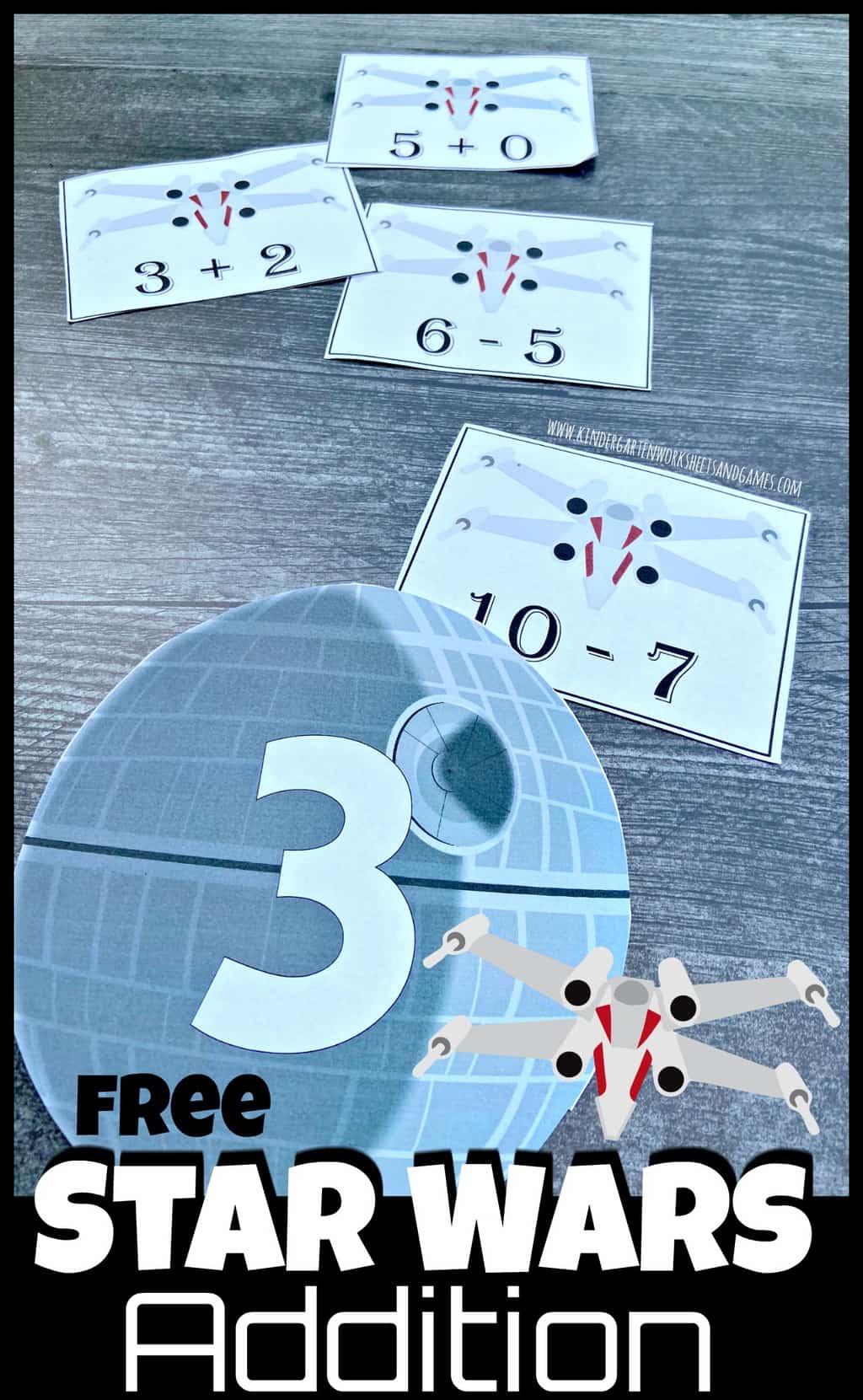 FREE Star Wars Printable CVC Word Game For Kindergarten