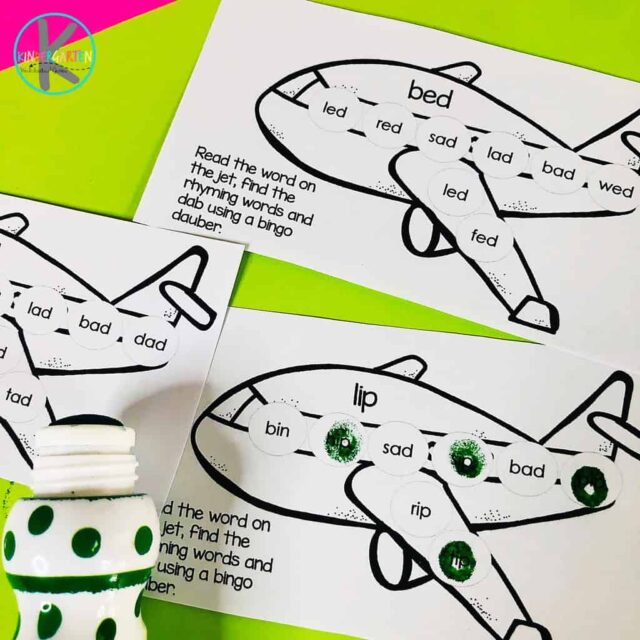 FREE Printable Kindergarten Literacy Worksheets and Activities