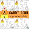 FREE Candy Corn Alphabet Mats