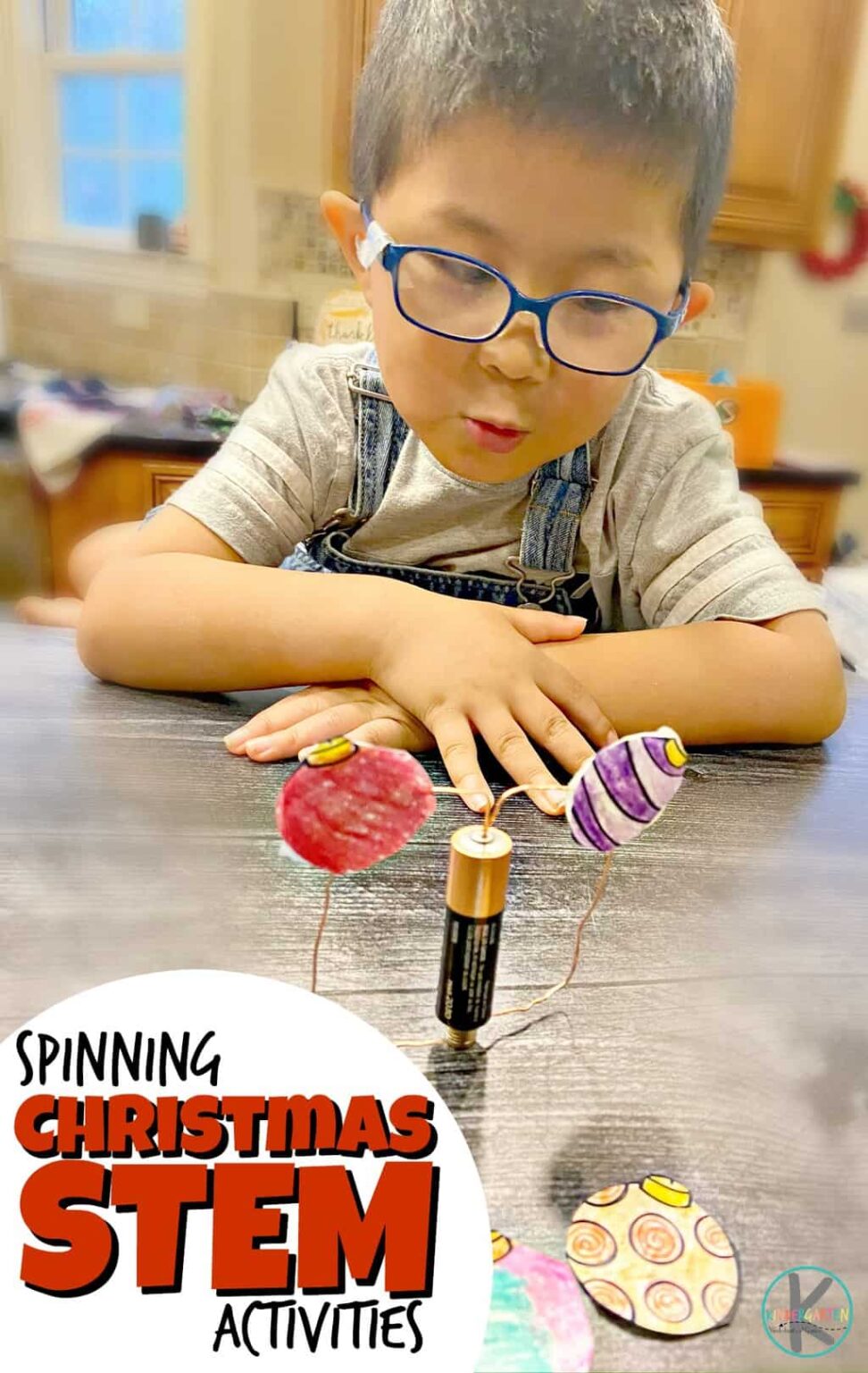 Ornaments-Go-Round Christmas Science STEM Activities