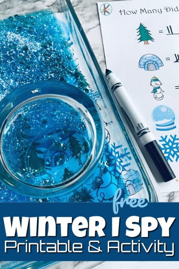️ FREE Winter I Spy Printable Activities for Kindergarten