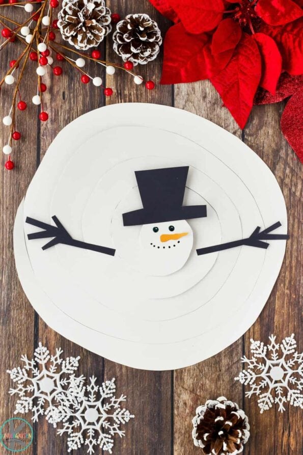 Easy Snowman Paper Craft