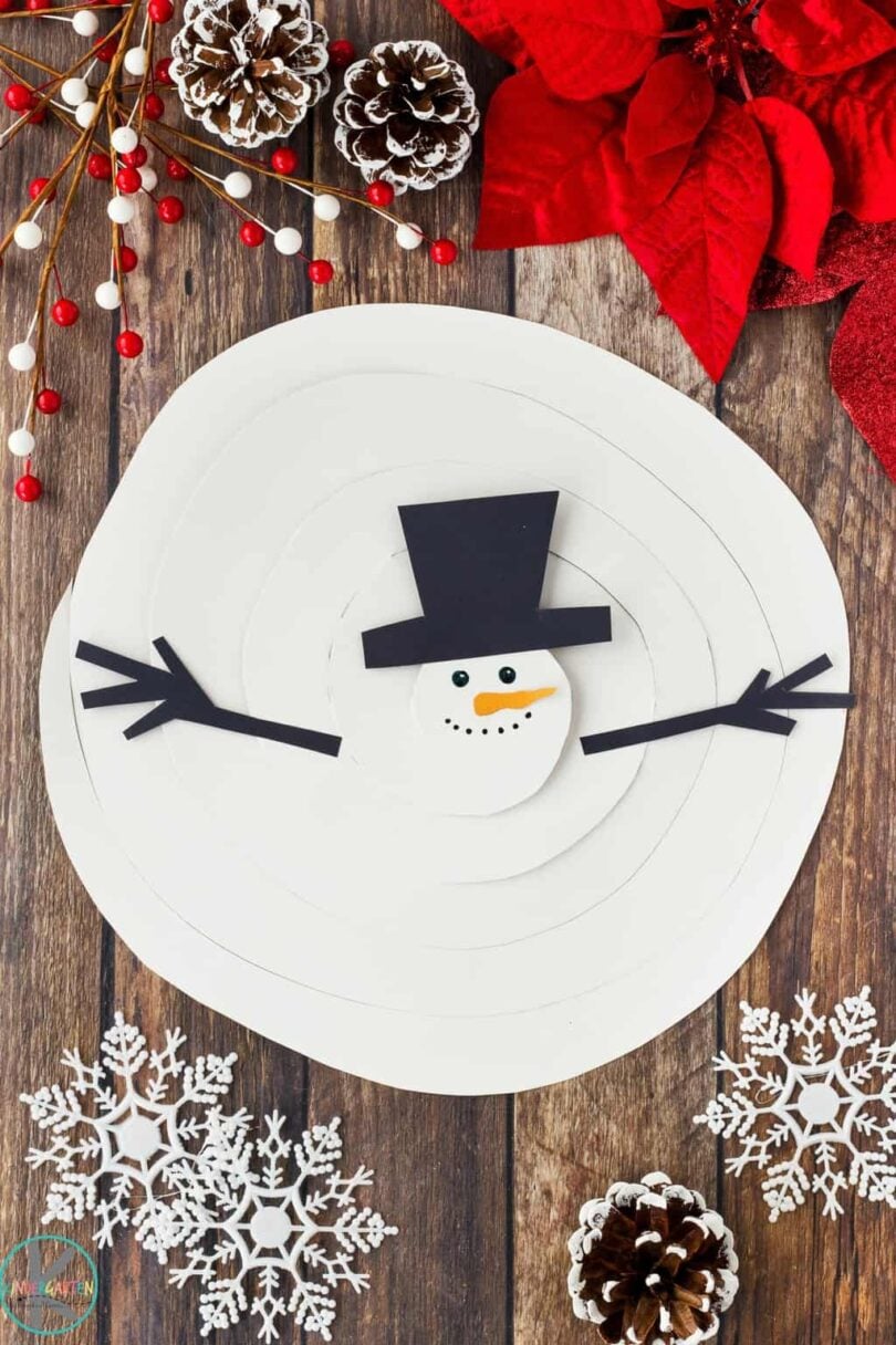 Easy Snowman Paper Craft
