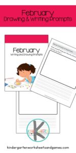 FREE February Writing and Drawing Prompts Printable Pack