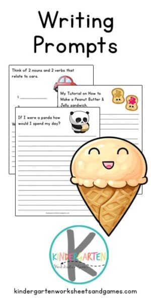 ️ FUN, Free Printable Writing Prompts for Kindergarten and Kids pdf