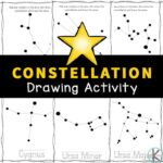 FREE Printable Constellation Worksheets - Drawing Activity for Kids