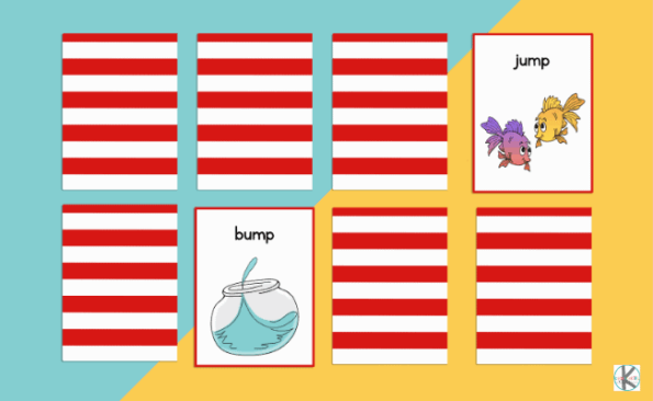 One Fish Two Fish Rhyming Games for Kindergarten