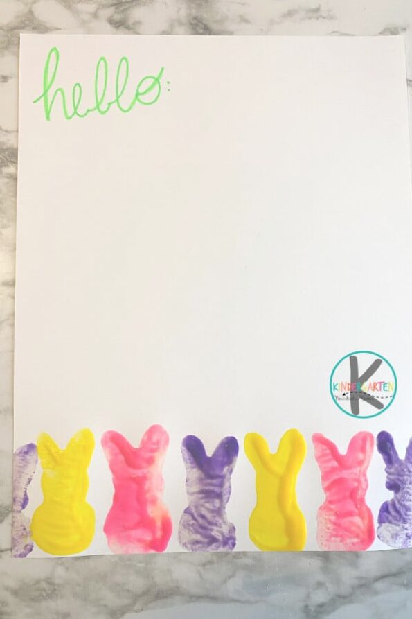 Simple, Cute Easter Peep Craft for Kids