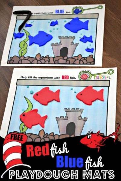 One Fish Two Fish Rhyming Games for Kindergarten
