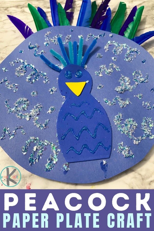 🦚 EASY Paper Plate Peacock Craft