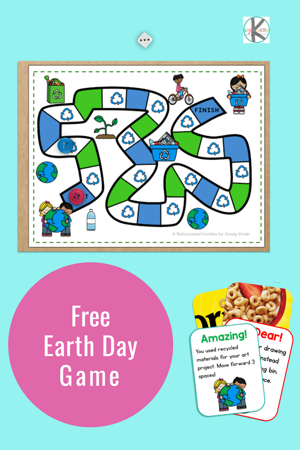 🌏 FREE Printable Earth Day Game and Activities for Kids