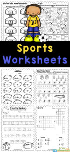 ⚽ FREE Printable Sports Themed Find the Letter Worksheets for Kids