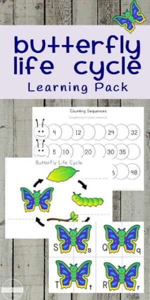🦋 Butterfly Math - Learning Numbers 1 to 10 FREE Printable Activity