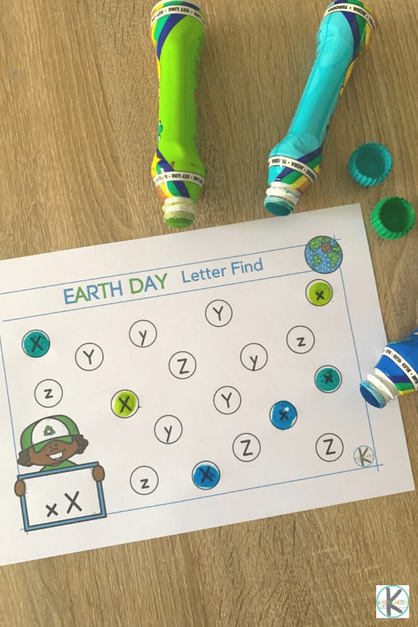 🌏 FREE Printable Earth Day Letter Find Worksheets