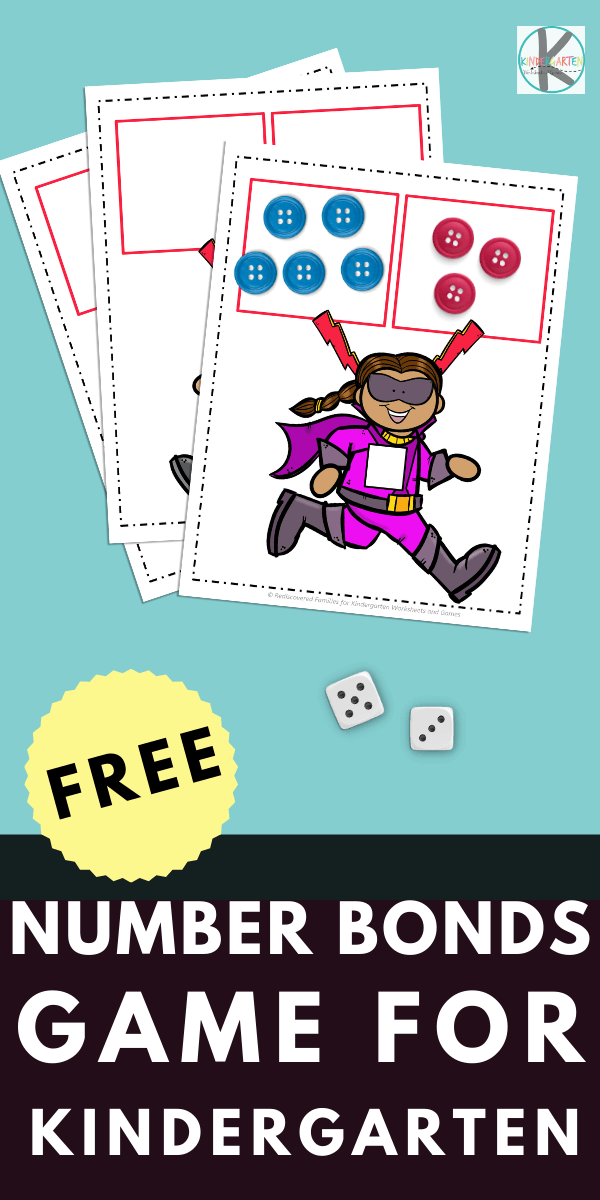 🦸‍♂️ FREE Super Hero Number Bonds Games Printable and Worksheets