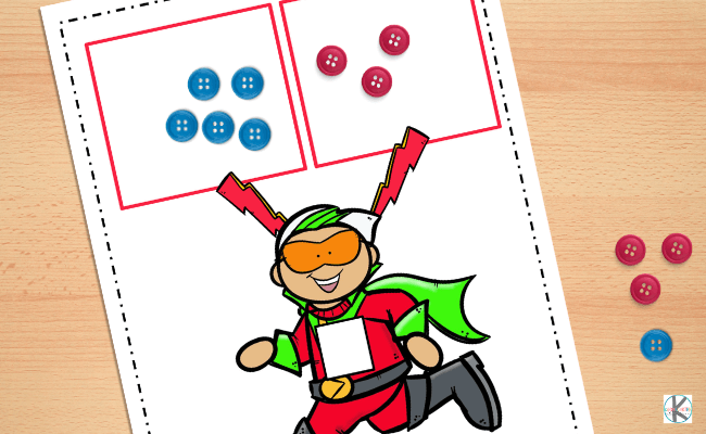 🦸‍♂️ FREE Super Hero Number Bonds Games Printable and Worksheets