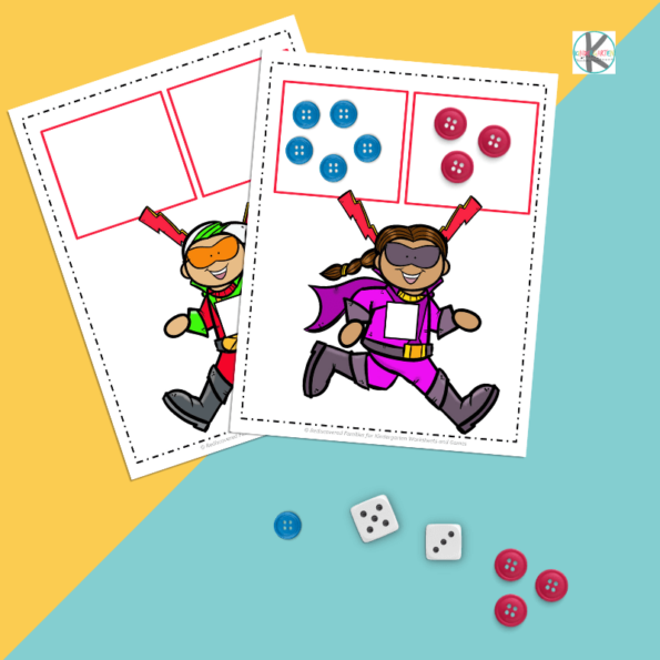 🦸‍♂️ FREE Super Hero Number Bonds Games Printable and Worksheets