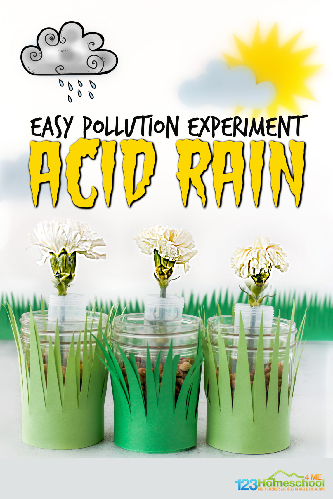 🌍 Earth Day Science - Celery Water Pollution Experiment for Kids