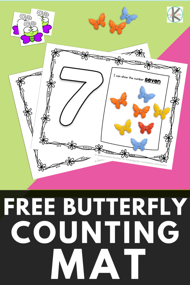 🦋 Butterfly Math - Learning Numbers 1 to 10 FREE Printable Activity