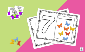 🦋 Butterfly Math - Learning Numbers 1 to 10 FREE Printable Activity