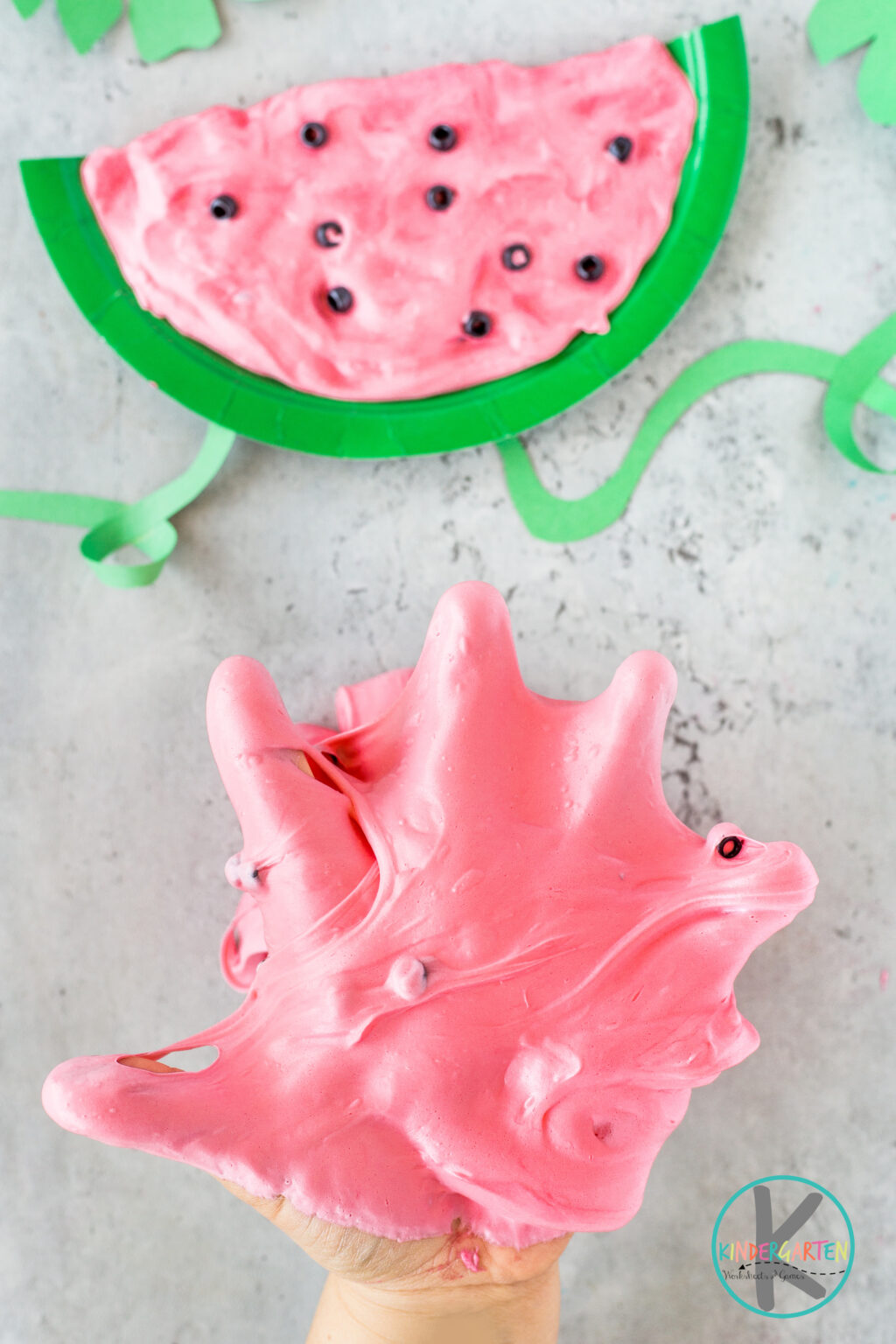 🍉 Puffy Watermelon Slime Play for Kids