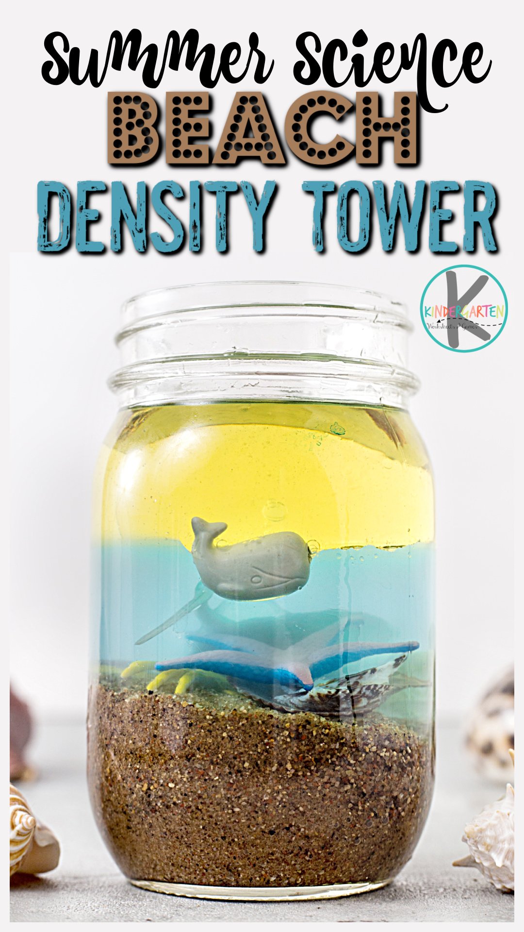 FREE Sandcastle Subtraction Math Craft