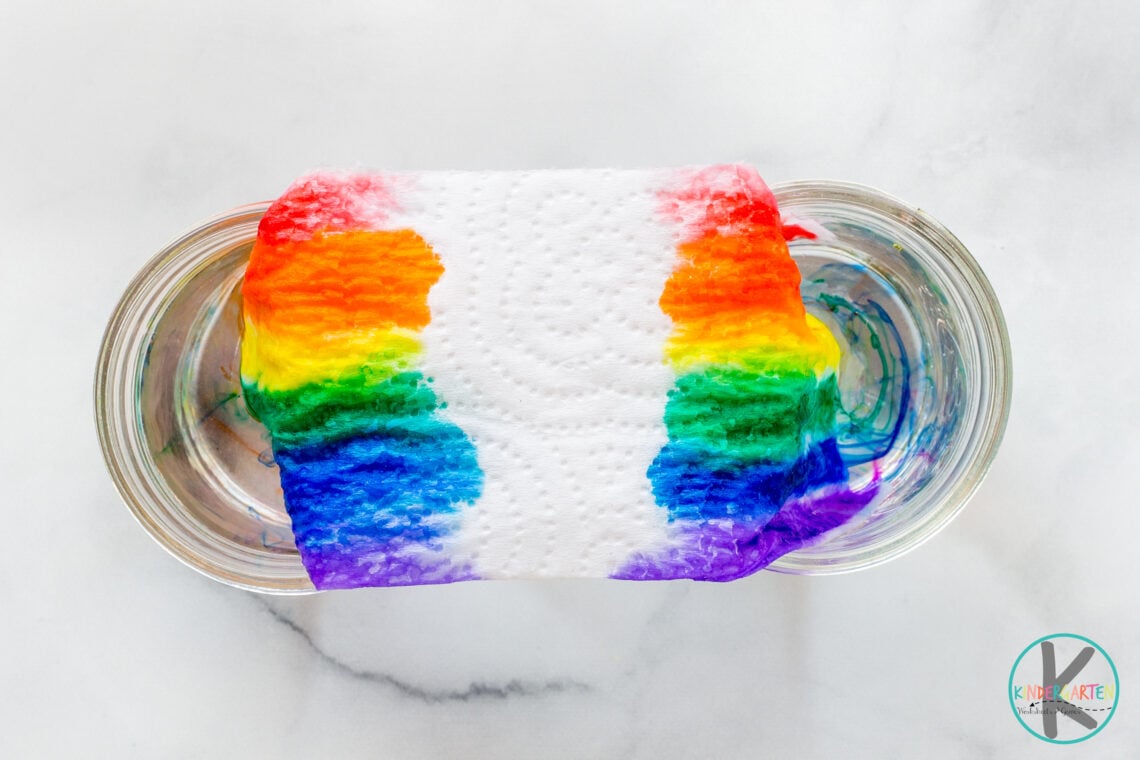 🌈 Grow a Rainbow - 5 minute Science Experiment Exploring Capillary Action