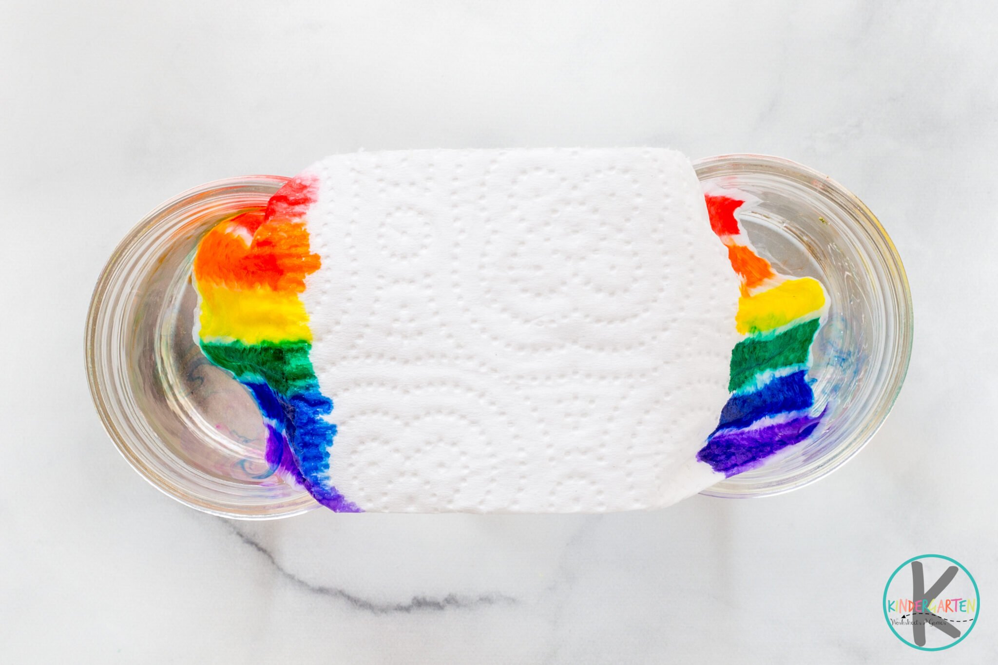 🌈 Grow a Rainbow - 5 minute Science Experiment Exploring Capillary Action