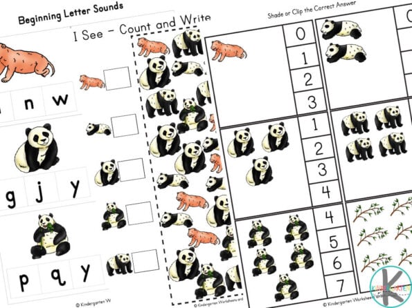 🐼 Free Printable Panda Worksheets (w/ Life Cycle and Coloring Pages)