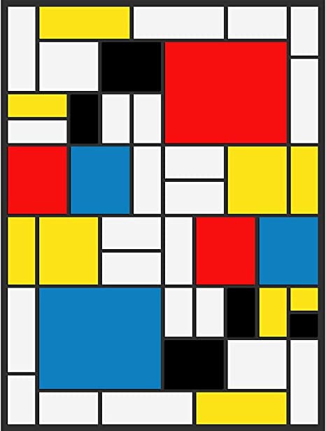 🟥 EASY Piet Mondrian Abstract Art Project for Kids
