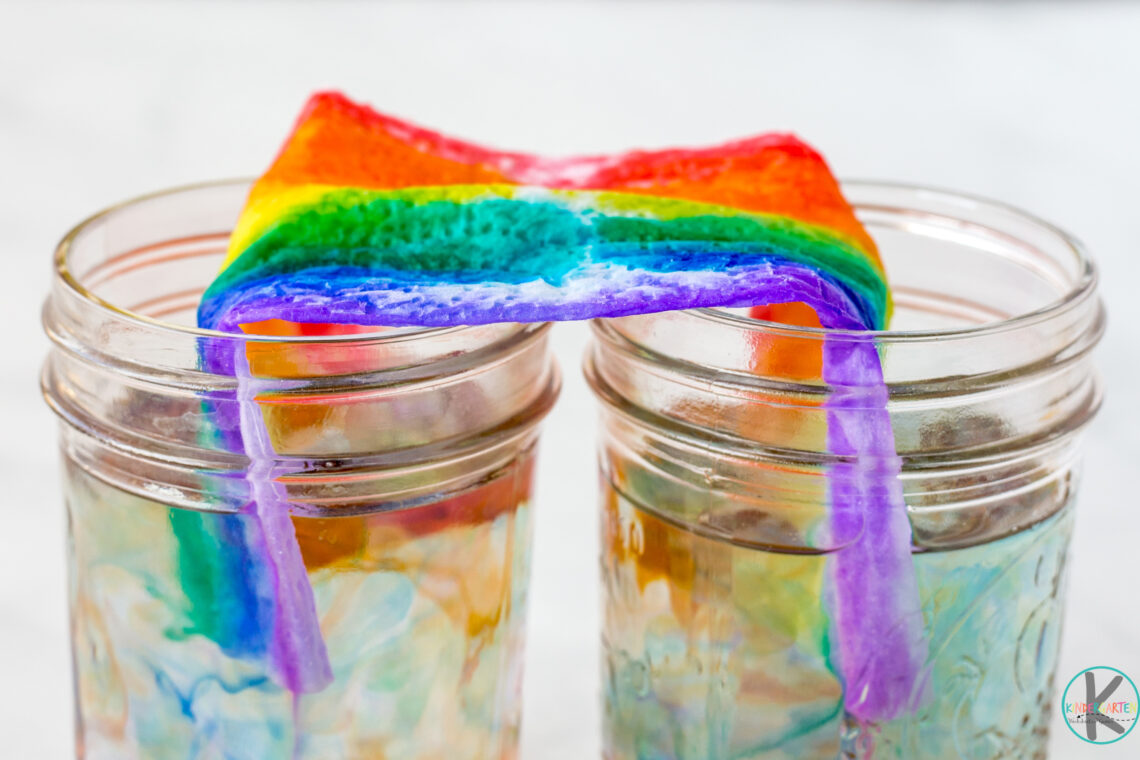 🌈 Grow a Rainbow - Capillary Action Experiment for Kids