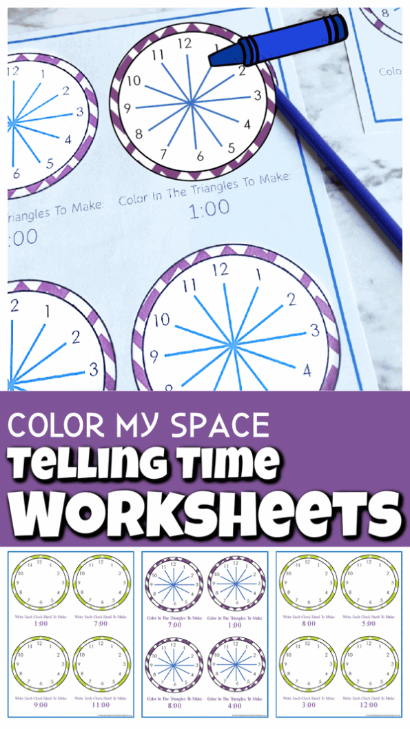 🕰️ Kindergarten Clock Worksheets - Digital and Analog Telling Time Practice